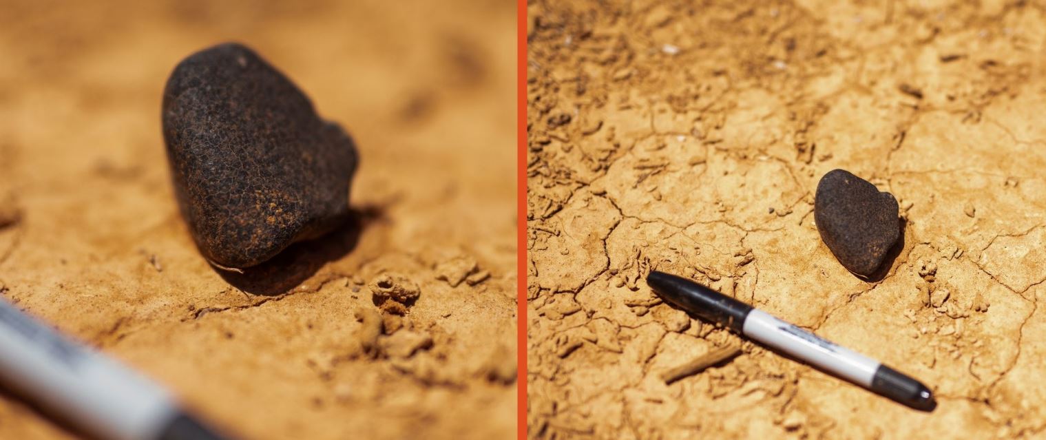 Meteorite detected using drones and machine learning